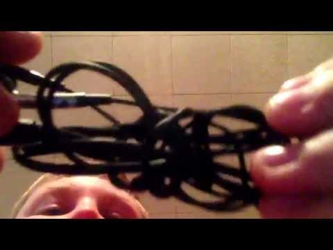 How to tie your headphone without knot