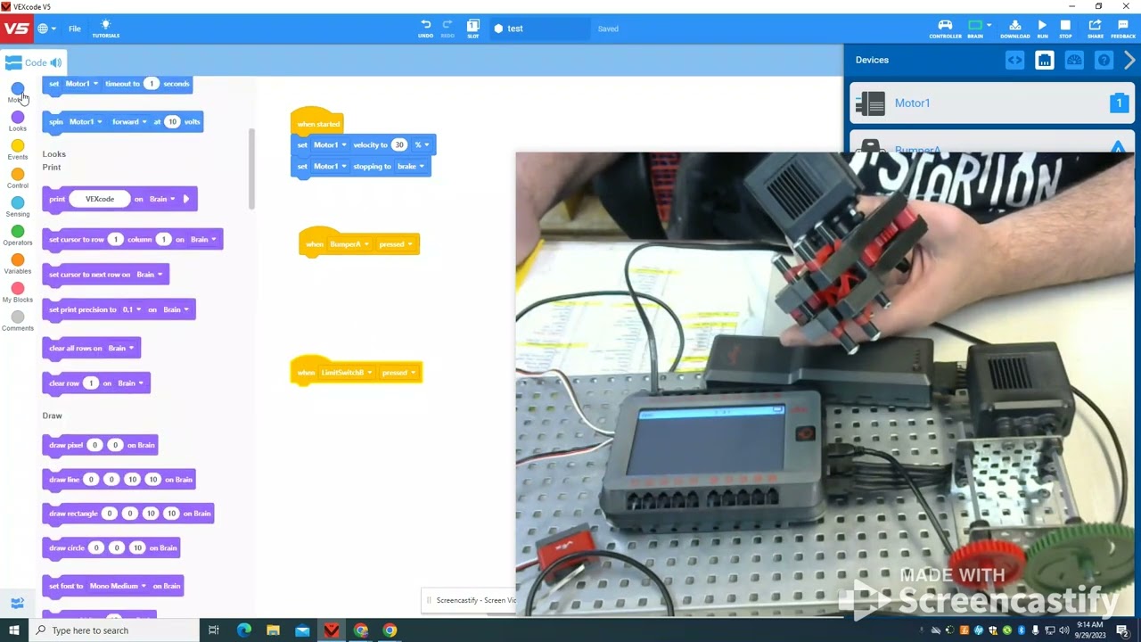 VEX V5 Claw Basic Set Up & Programming