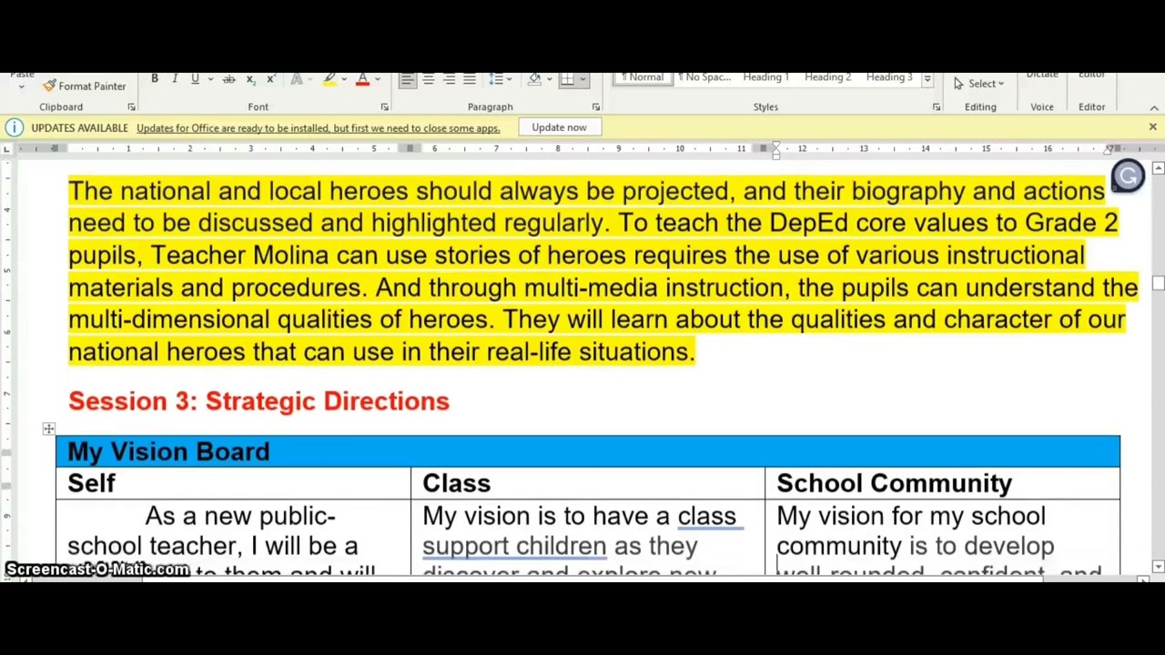 Teacher Induction Program TIP 2022 Course 1 Module 1-3 Answer Key