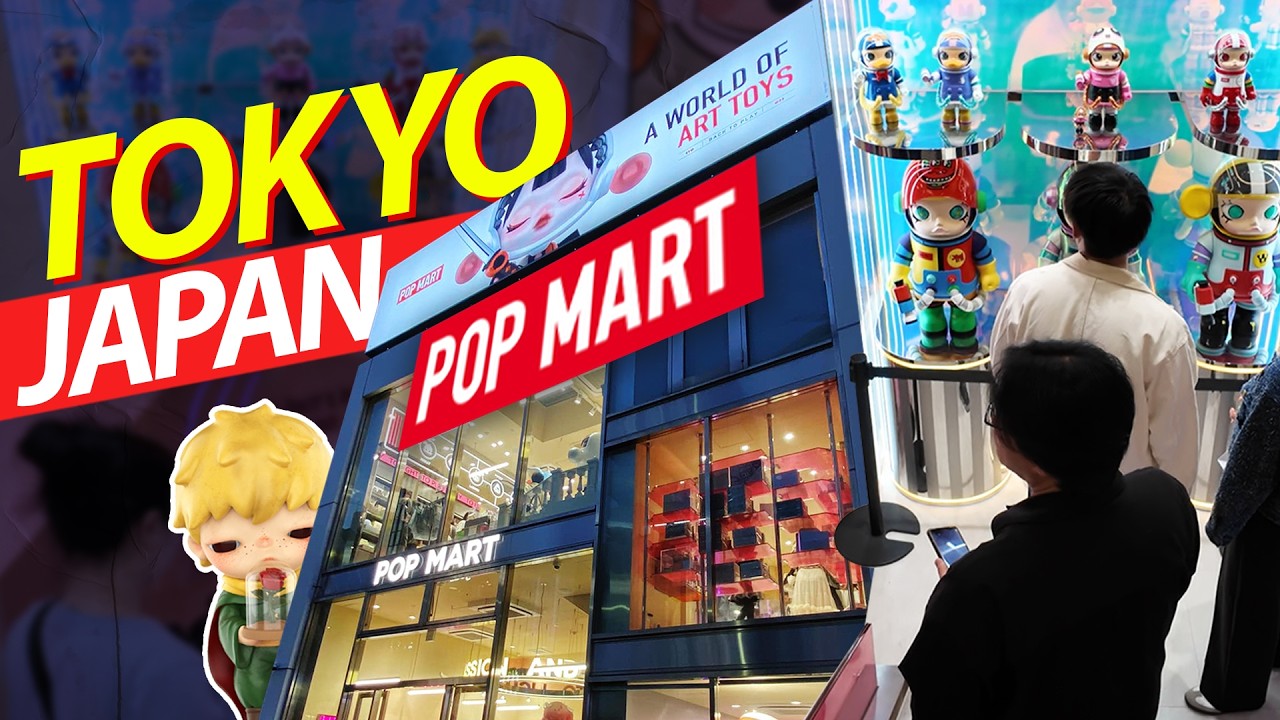 Exploring POP MART Shibuya for Labubu, Hirono and ended up buying some blind boxes #japan #popmart
