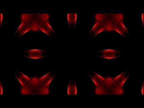 Red Flower Background | Neon Light Red Flower Background Video Loop #4kvideobackground