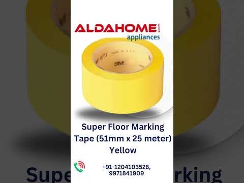 Yellow Color Flooring Marking Tape Aldahome Appiances # 155