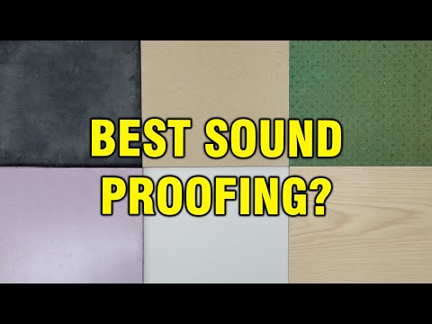 What is the best material for soundproofing?