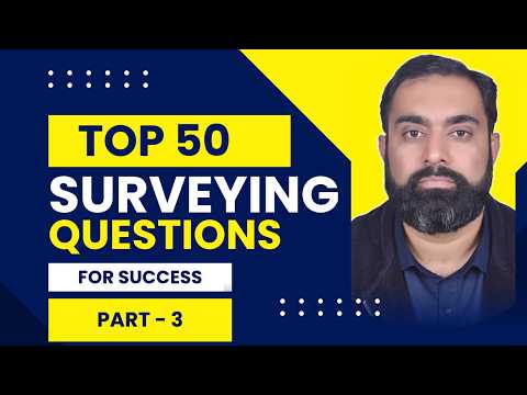 Levelling & Surveying MCQs – Part 3 | Civil Engineering FE/PE Exam & Interview Prep | MCQs