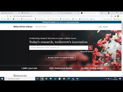 Wiley Online Library - Search