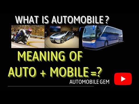 What is the meaning of Automobile in Hindi | Automobile का मतलब क्या होता है | #automobilegem