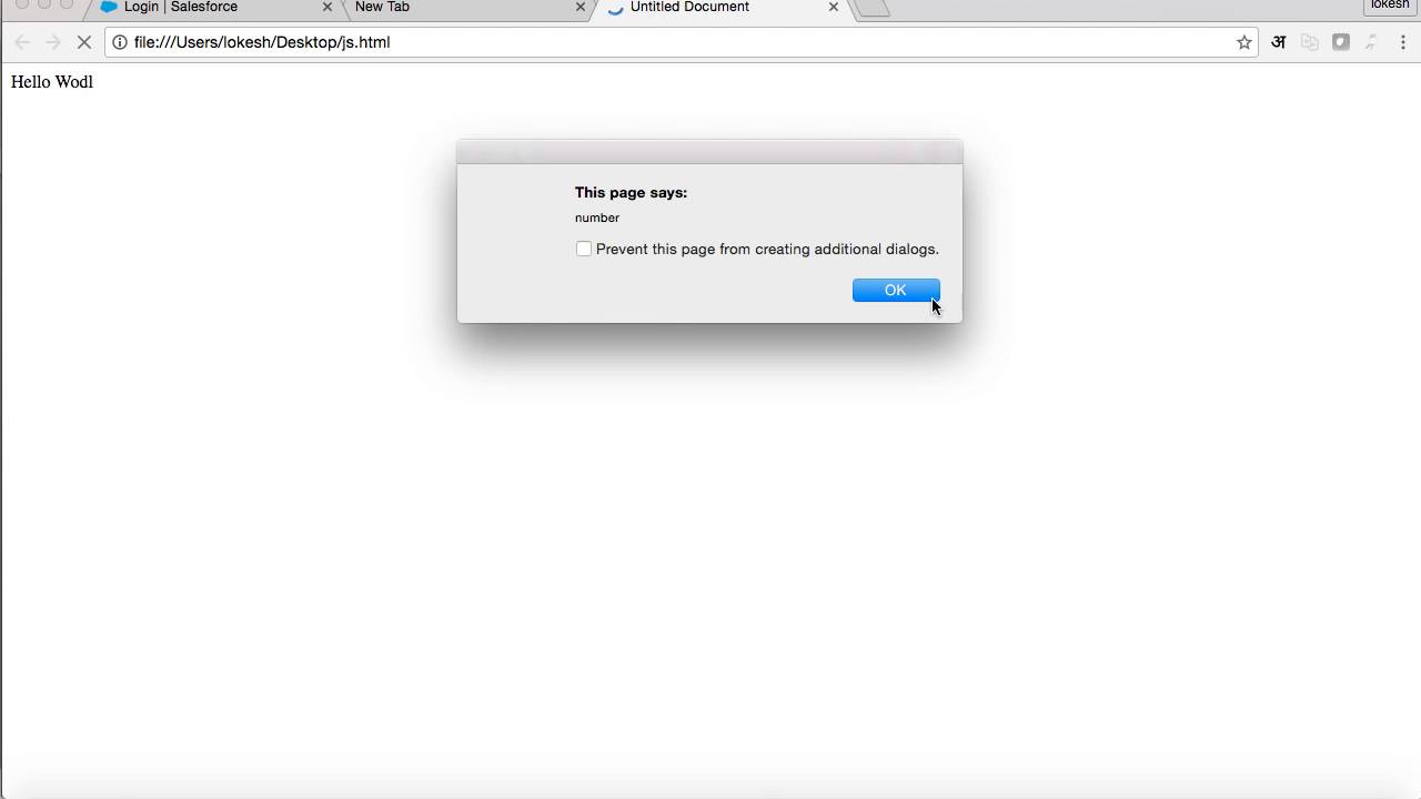 5.JAVASCRIPT - Identify type of variable (typeof operator)