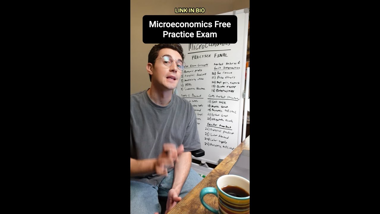 Take my Free Microeconomics Practice Exam — Find Out Exactly What to Study