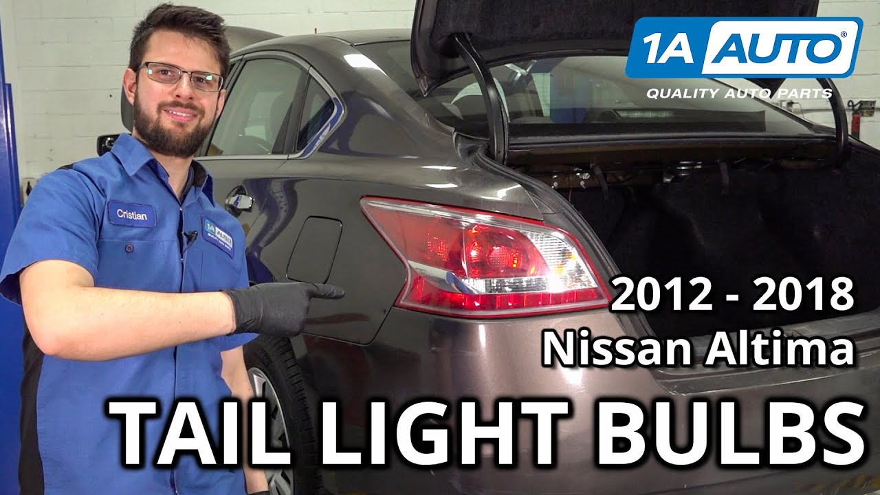 How to Replace Taillight Bulbs 2012-2018 Nissan Altima