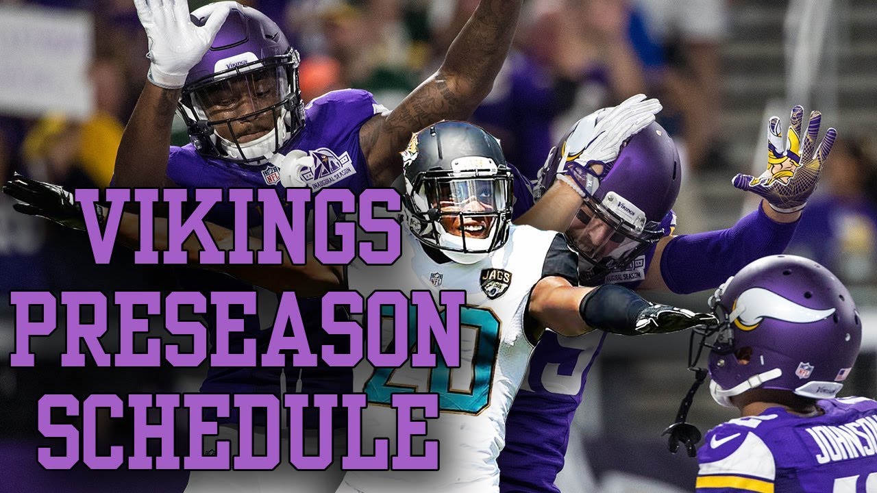 Vikings 2018 Preseason Schedule