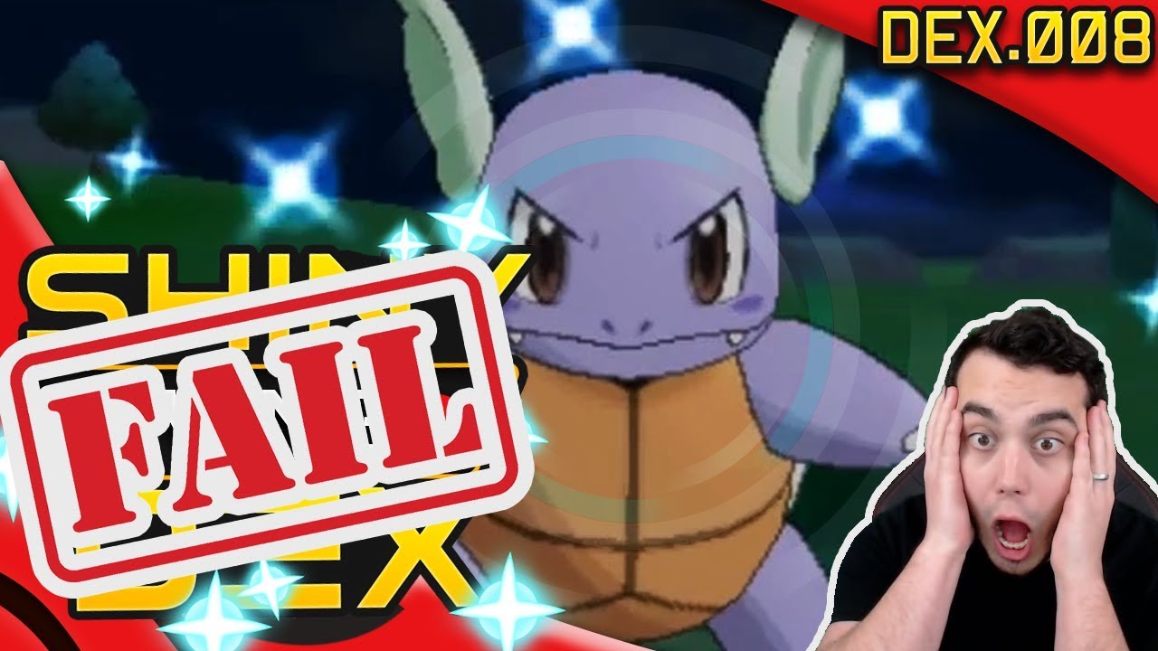 EPIC SHINY FAIL! SHINY WARTORTLE FAIL... OUCH!
