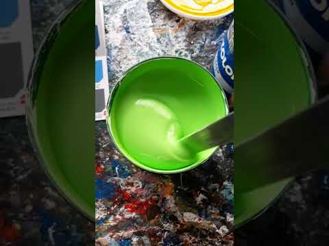 #applegreen #waterbasedpaint #wemixpaint #shortvideo