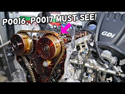 HYUNDAI SANTA FE CODE P0016 P0017 CAMSHAFT CRANKSHAFT POSITION, ENGINE LIGHT ON