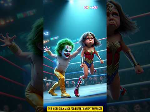 PART - 1 🥰Little Wonder girl vs Bad Joker 😈 WWE Fight Revenge