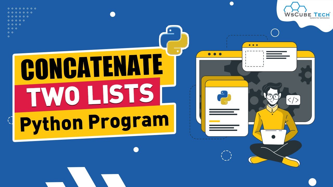 Python Program to Concatenate Two Lists Using Python Codes [English]