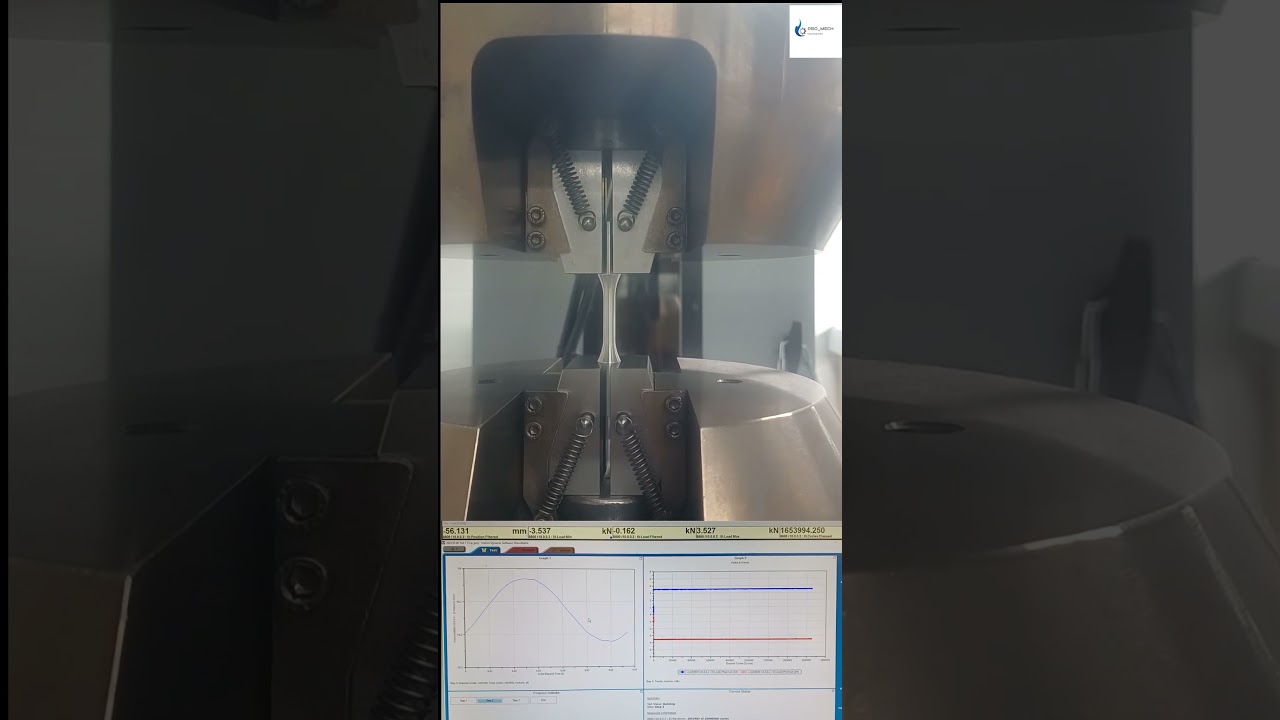 High Cycle Fatigue Test | 1.5 Million Cycles | 15 Hz #fatigue #highcyclefatigue #hcf