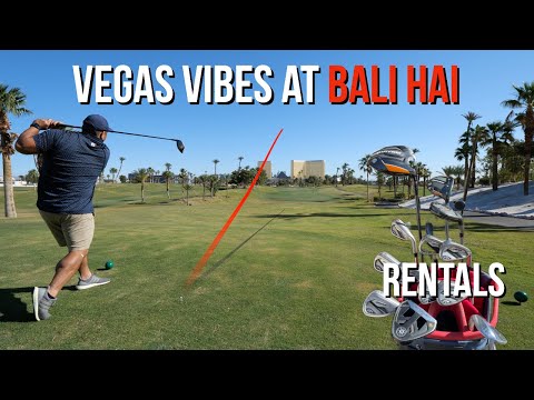 Playing With Rental Clubs in Las Vegas (Bali Hai Golf Club) - 18 Hole by Hole Course Vlog