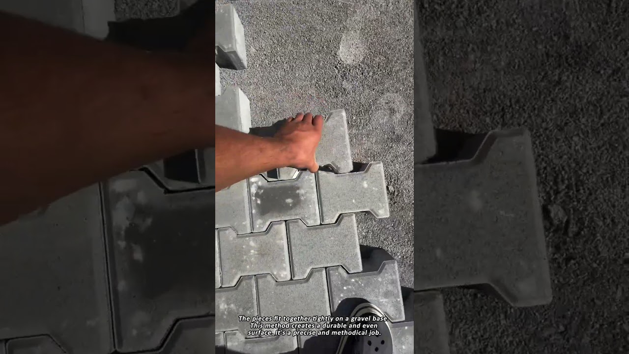 How Interlocking Paving Stones Are Installed