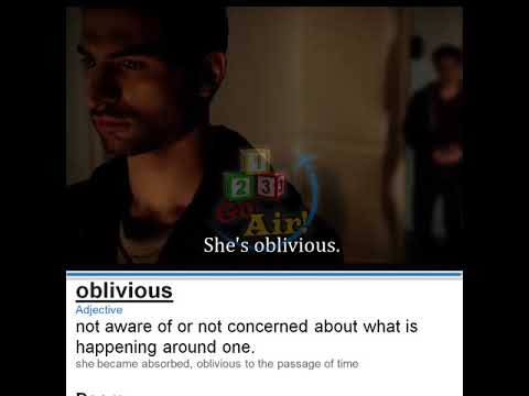 oblivious- Meaning, Pronunciation, Illustration | Vocabulary | ✈️ 𝟏𝟐𝟑 𝐆𝐨 𝐀𝐢𝐫!