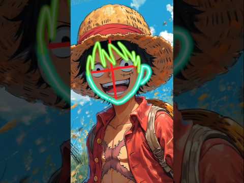 How to draw Monkey d luffy #ytshorts #tutorial