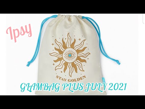 JULY 2021 IPSY GLAMBAG PLUS unboxing