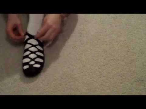 How to Tie Irish Dance Shoes