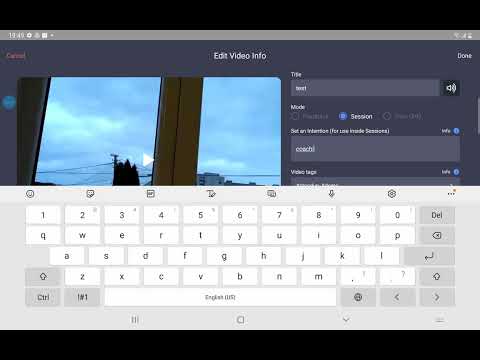 Editing videos from Library on Android