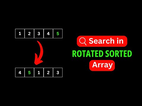 What No-One tells you about ROTATED SORTED Array | Leetcode | Animation | Intuition