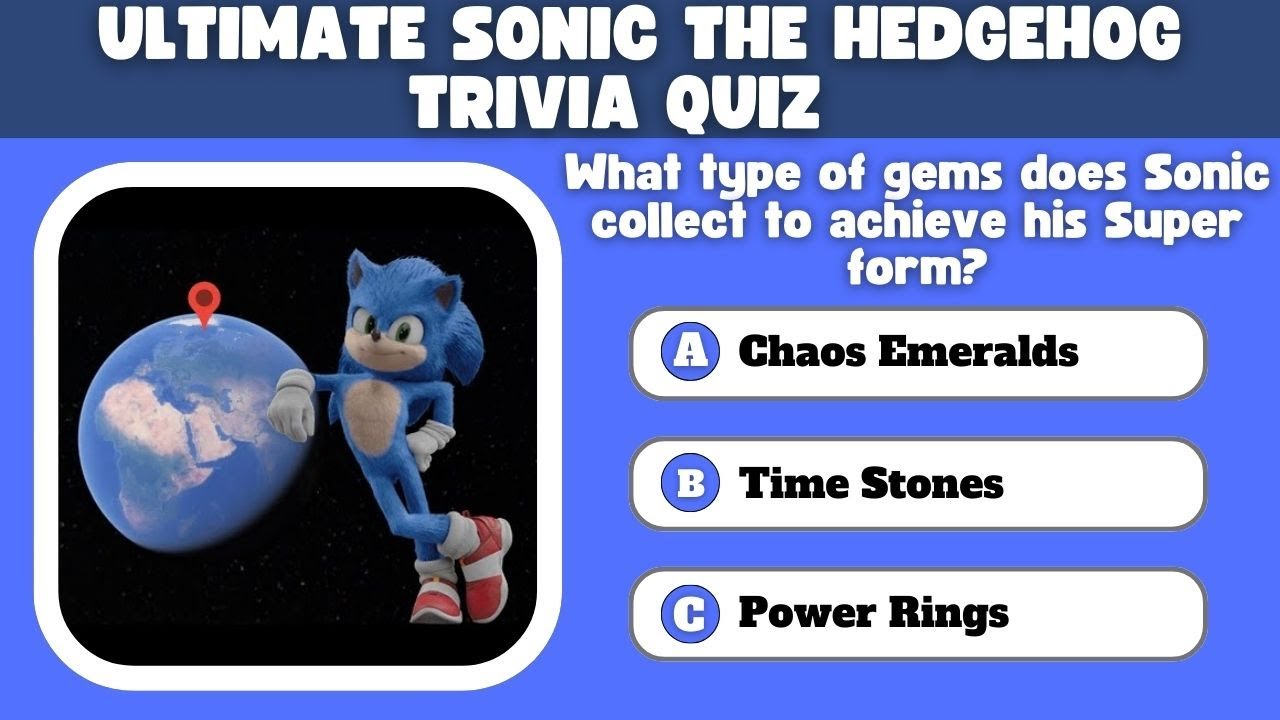 ONLY TRUE SONIC FANS CAN PASS THIS QUIZ! ARE YOU ONE OF THEM?