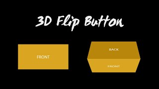 [HTML+CSS] 3D Flip Button 만들기 / 애니메이션 / preserve-3d / 실습 / UI | 두런 - DoLearn | 동영상 학습
