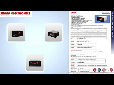 Sharp Electronics, Pune - Manufacturer of Load Cell and Weighing Scale