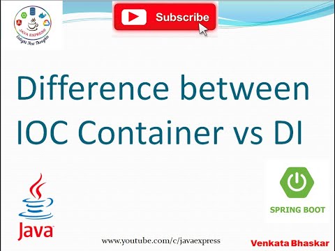 Difference between IOC Container vs DI in Spring Boot | Interview Questions @JavaExpres