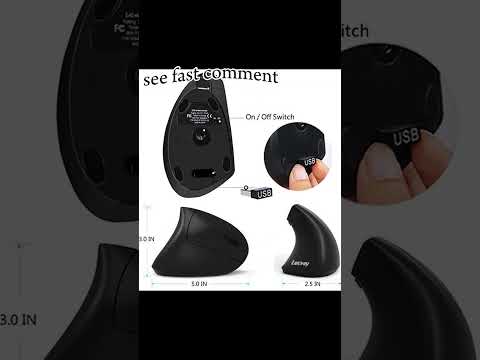 Lekvey Ergonomic Mouse, Vertical Wireless Mouse #shorts #amazon