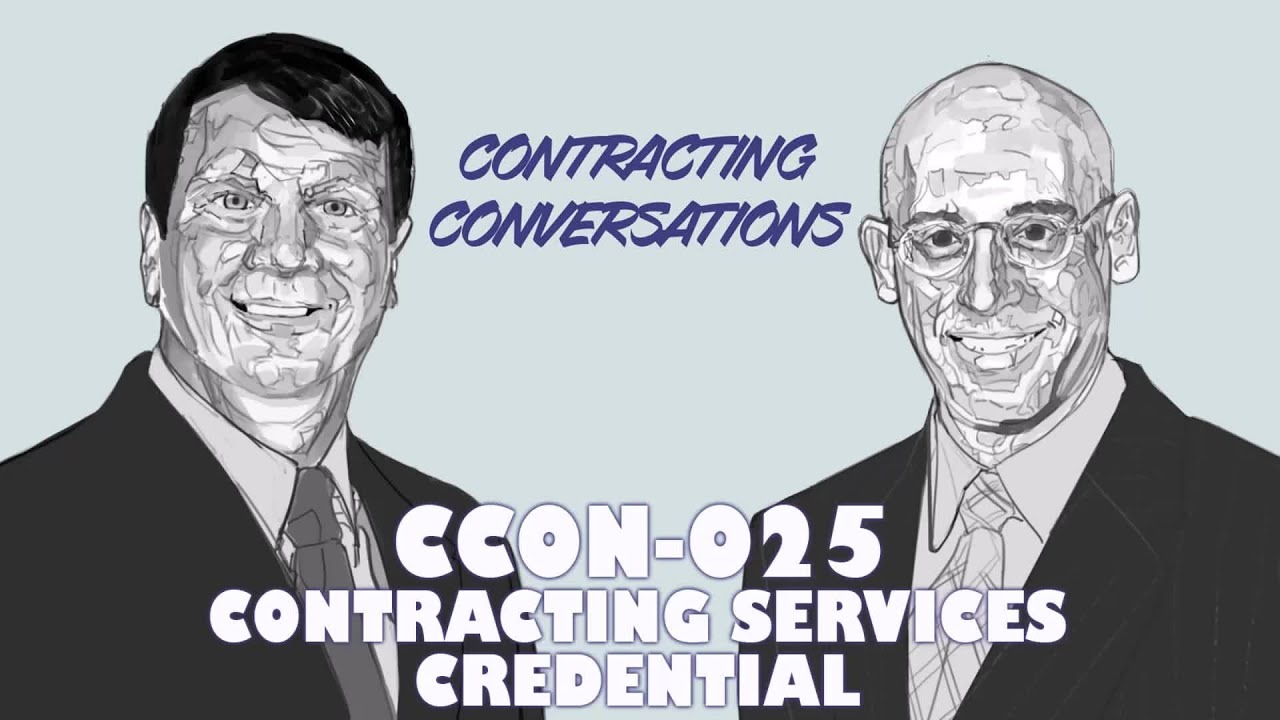 CCON 025 - Contracting for Services Credential