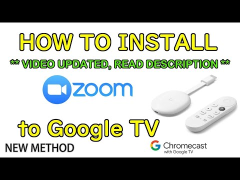 Install ZOOM apk on Google TV or Android TV (direct download method)
