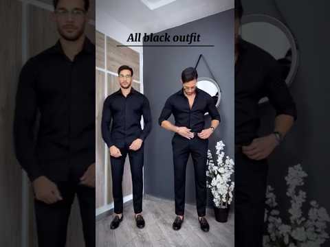 How to Style a Black Formal Shirt & Pants Men’s Outfit Guide”