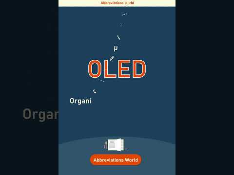 OLED Abbreviation stands for, OLED Abbreviation Full Form, What does OLED mean #shorts #gk