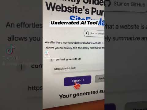 AI will explain or summarize any site #ai #summarize #explain