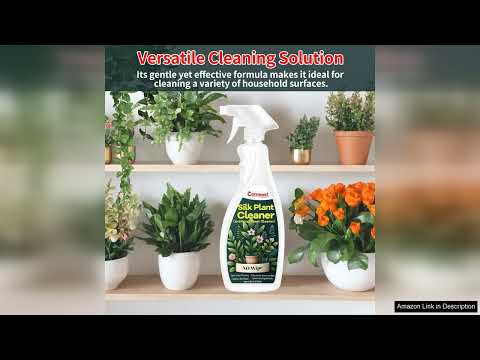 Silk Plant Cleaner Spray No Wipe Artificial Plant Cleaner and Silk Flower Review