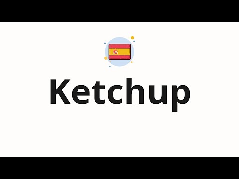 How to pronounce Ketchup