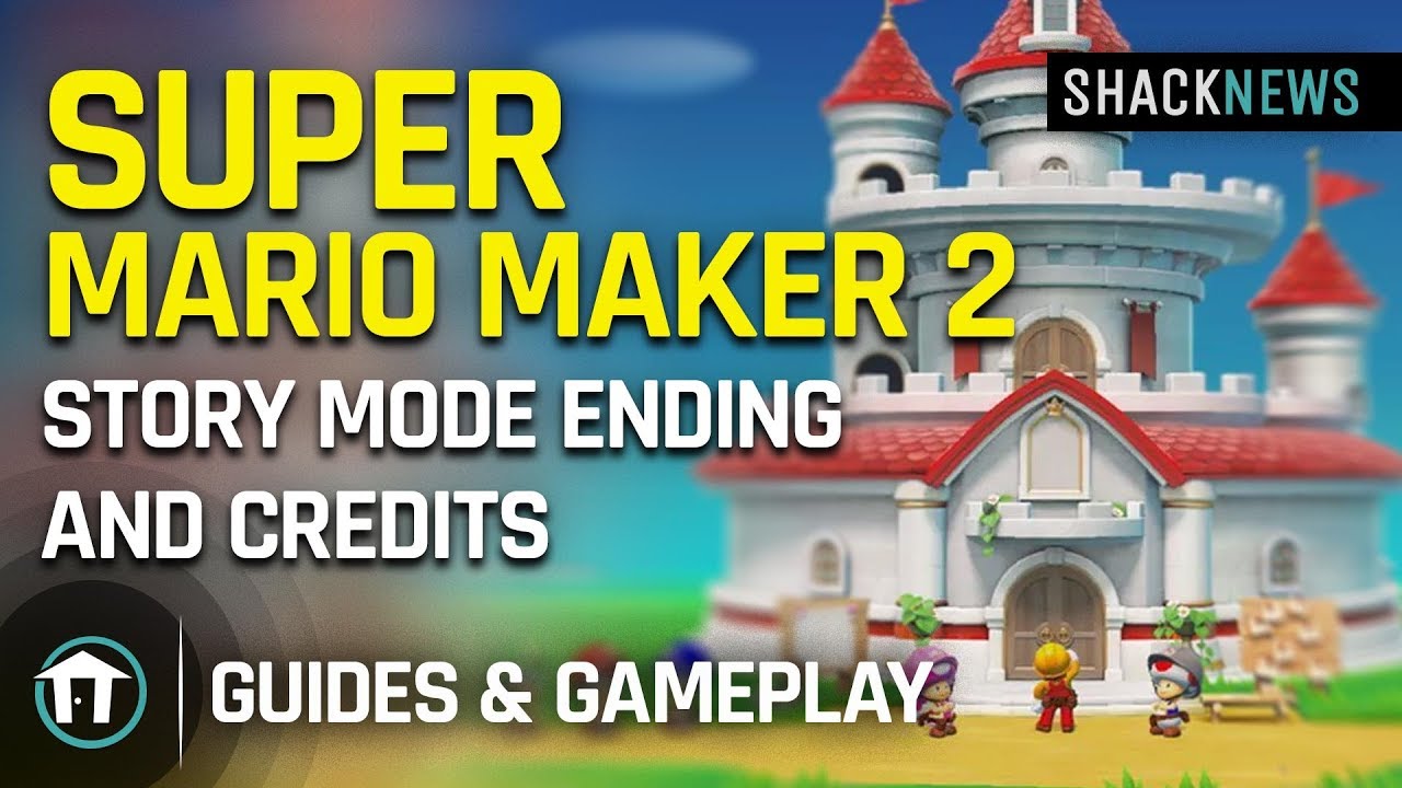 Super Mario Maker 2 Story Mode Ending and Credits