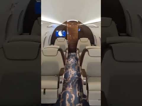 Inside Of A Bombardier Challenger 350✈️