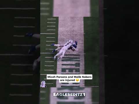 Malik Nabers Injury and Micah Pasons injury | Cowboys vs Giants 🏈🏈🏈 #shorts