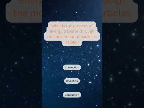 What is the process of energy transfer through the movement of particles called