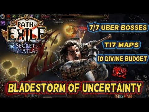Bladestorm Slayer Guide - All Uber Bosses, T17s on a 10 Div Budget [Path of Exile 3.26]