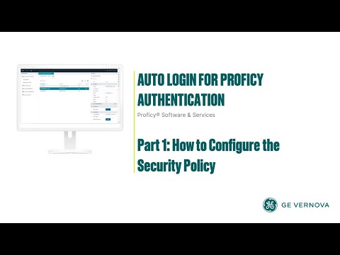 How to Configure the Security Policy for AutoLogin (1 of 5)