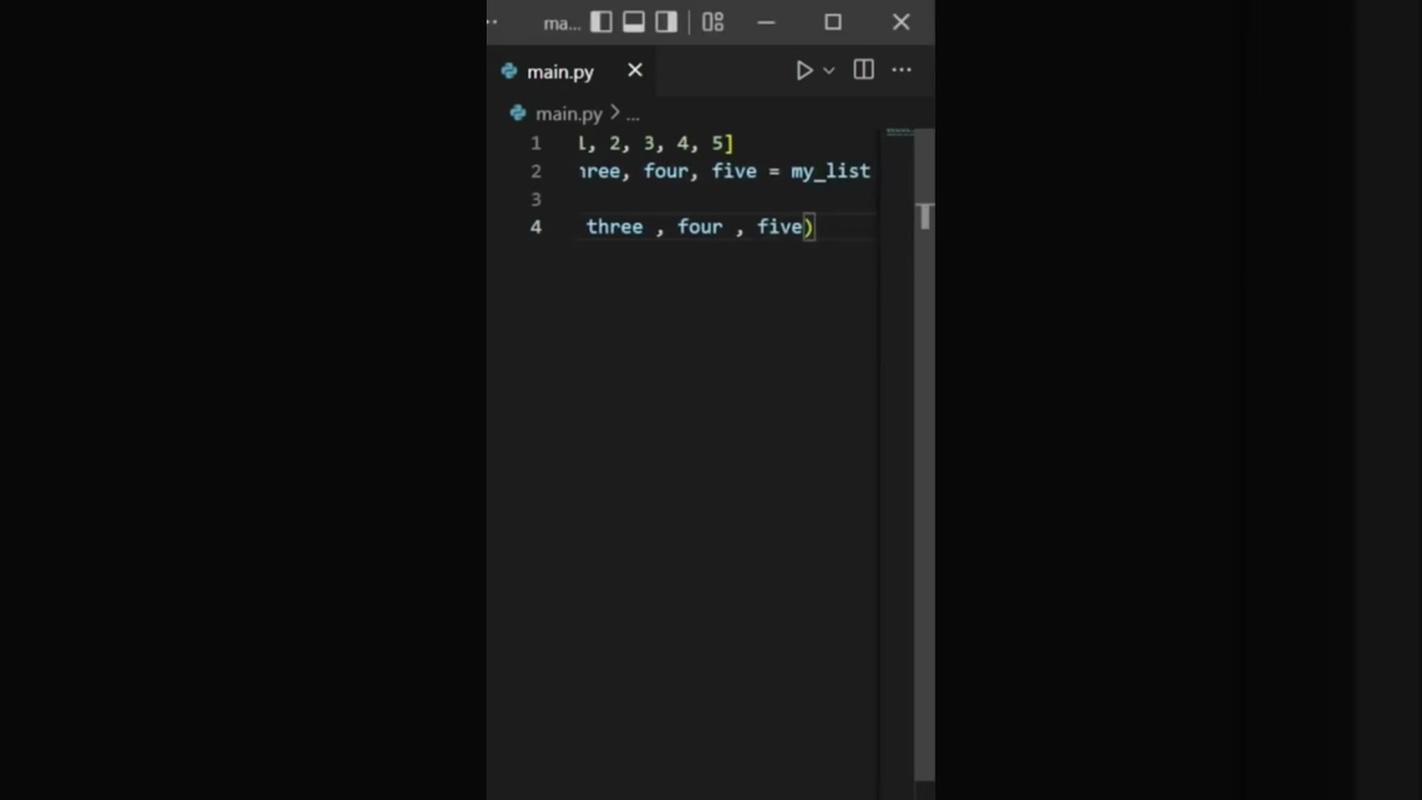 Did you know this list hack? #shorts #python #lists #hacks