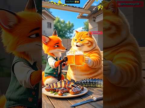 cat and Fox good friand #anime #aivideo #shorts #cat #viral