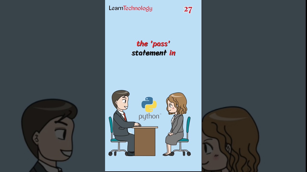 Pass statement in Python? #27 #pythontutorial #pythonprogramming