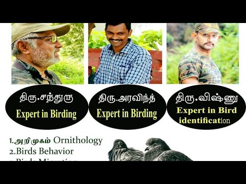 Ornithology Workshop in Tamil Part-2 by crow nest Live Stream